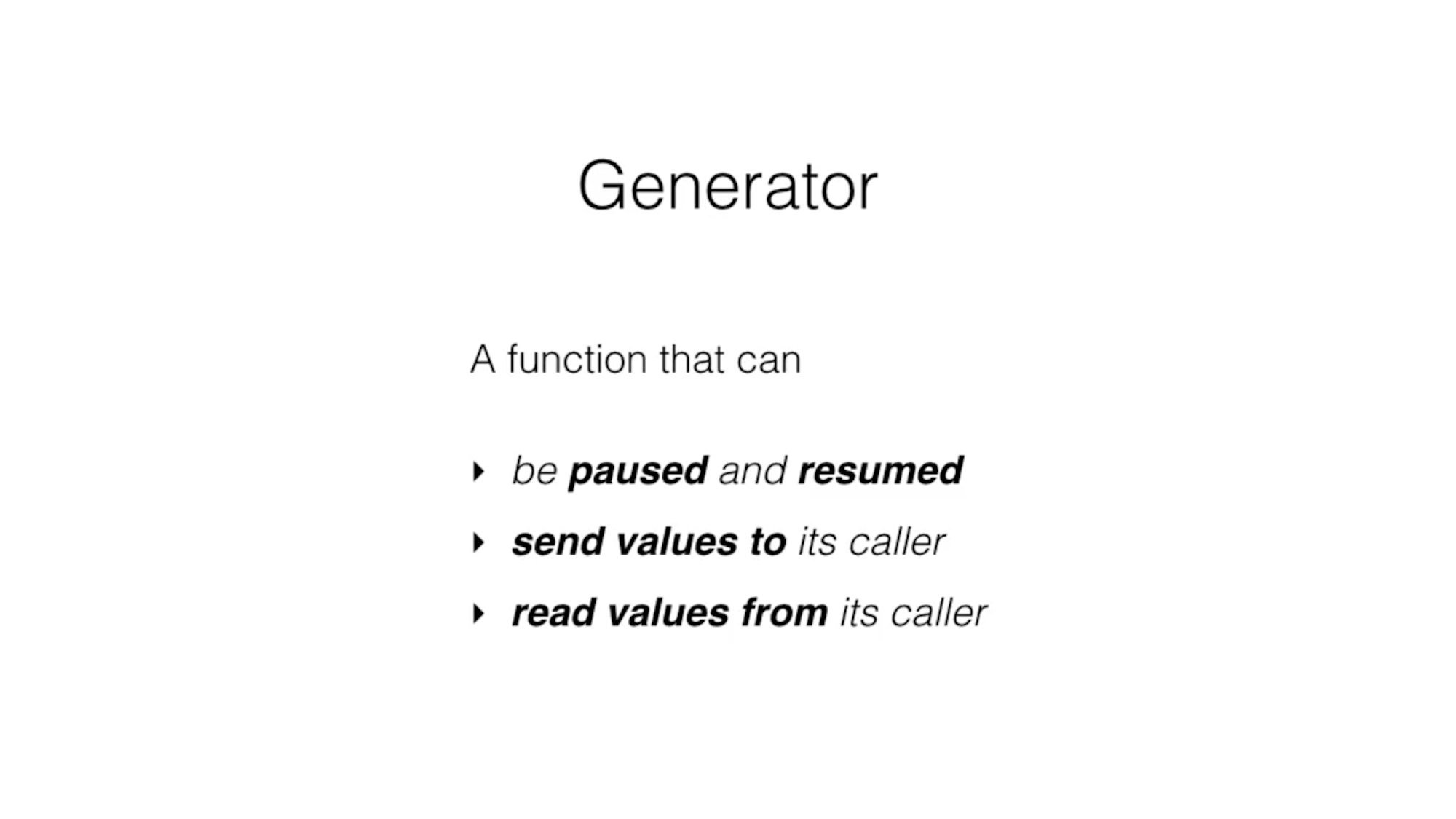 Generators and yield | Ember Concurrency | EmberMap