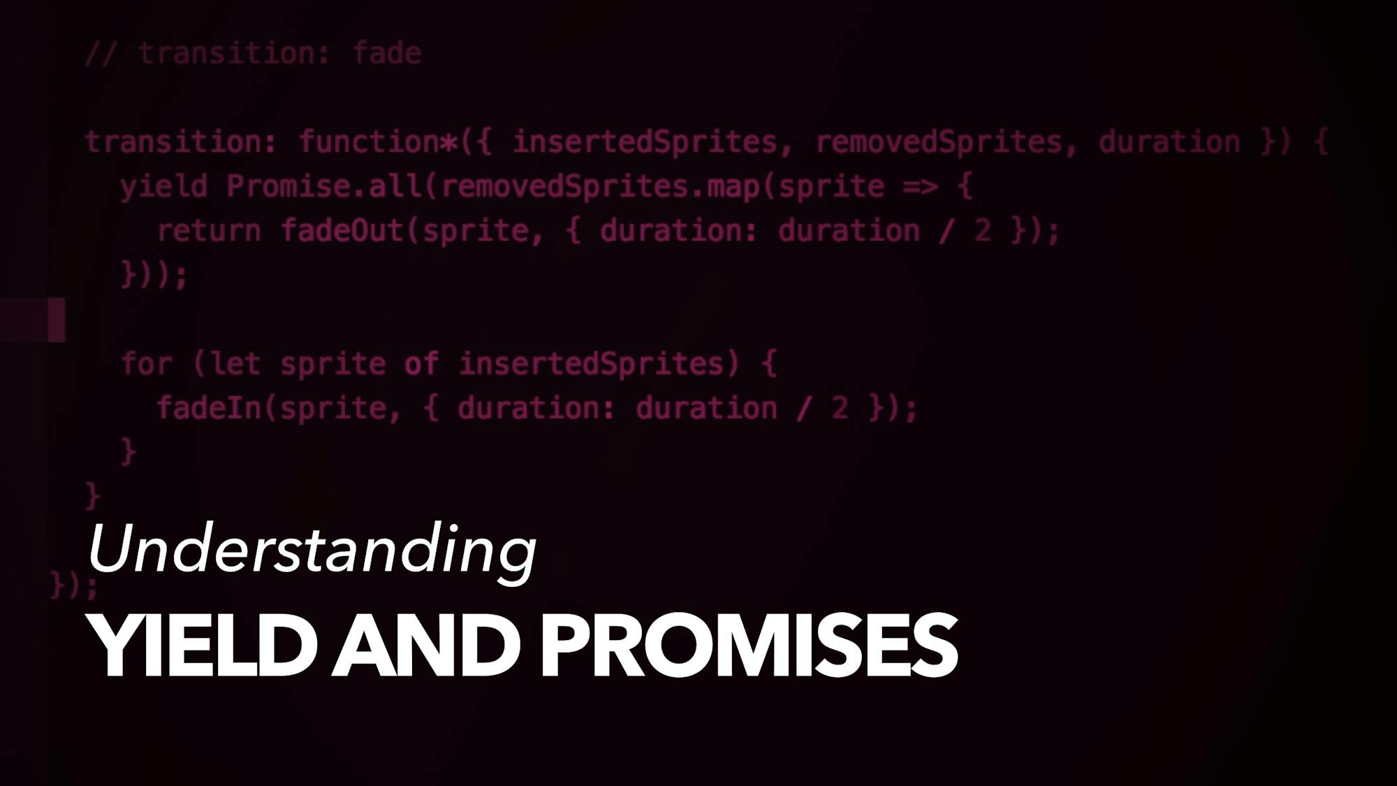 Understanding yield and promises | Ember Animated | EmberMap