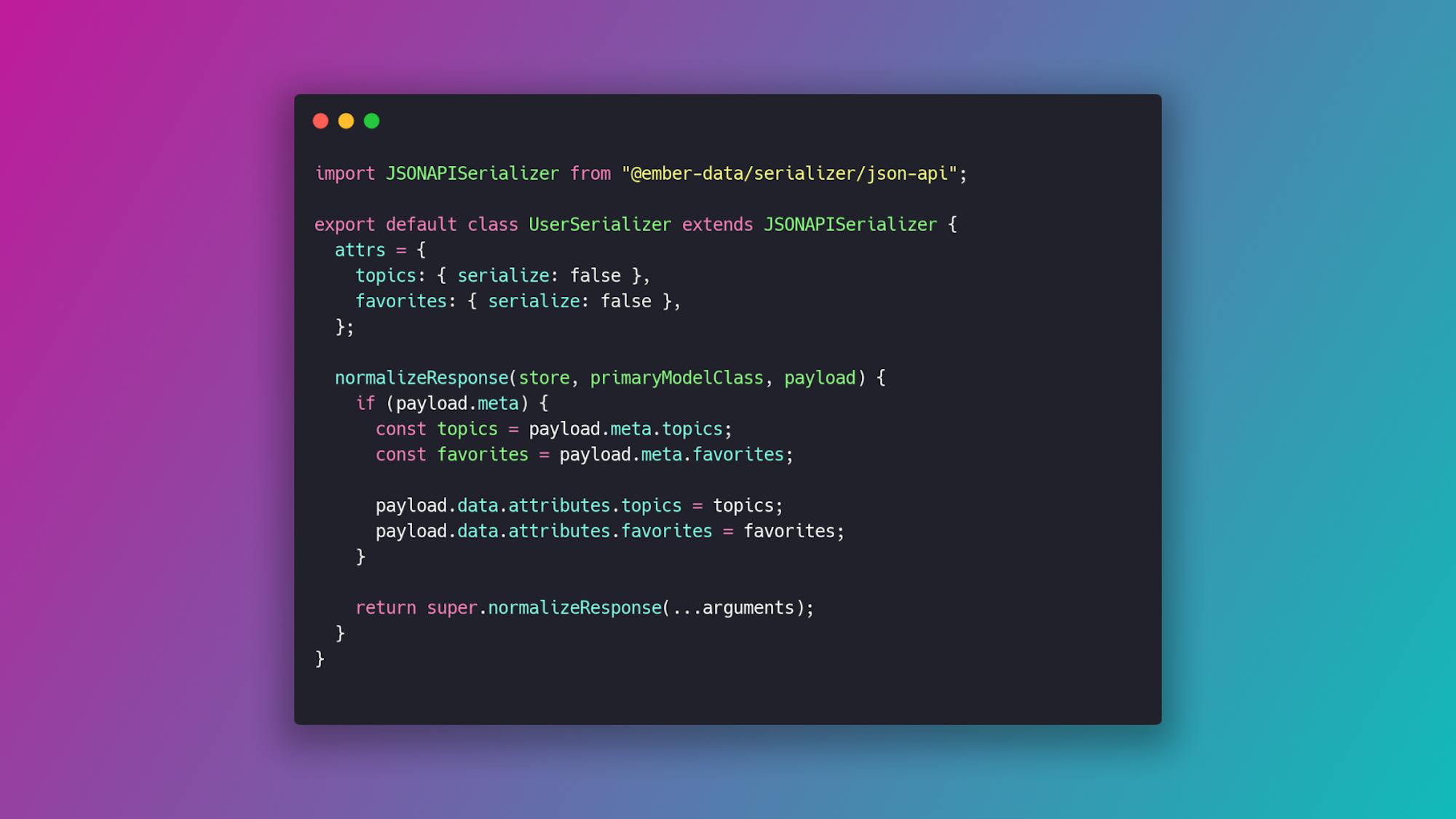 Accessing Metadata from Ember Data's findRecord Method | EmberMap