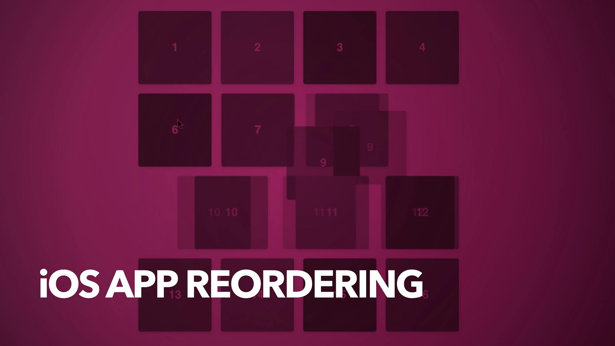 Ios App Reordering Animation Ember Animated Embermap