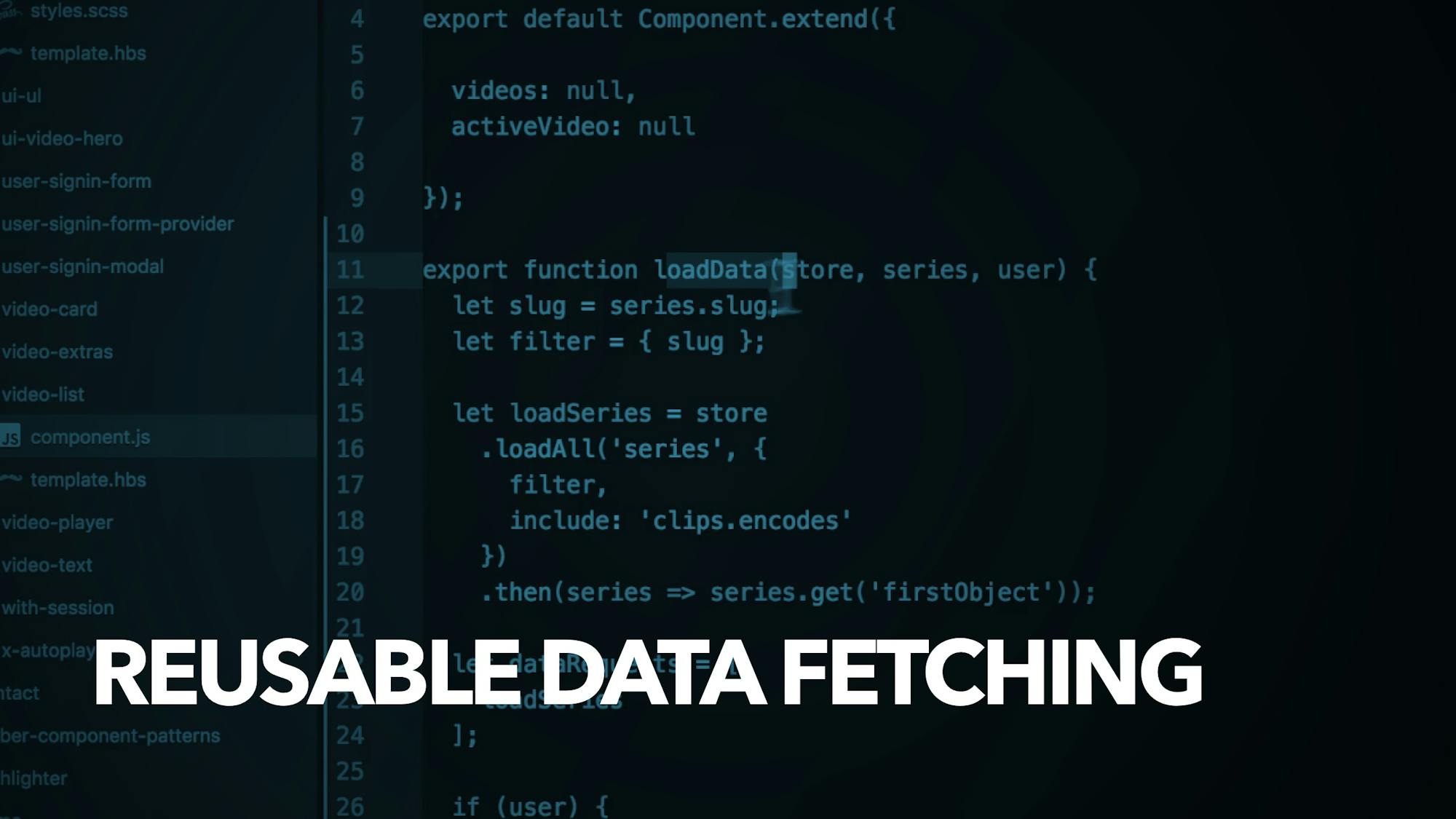 Reusable Data Fetching Logic Lets Build A Feature Video Views Embermap