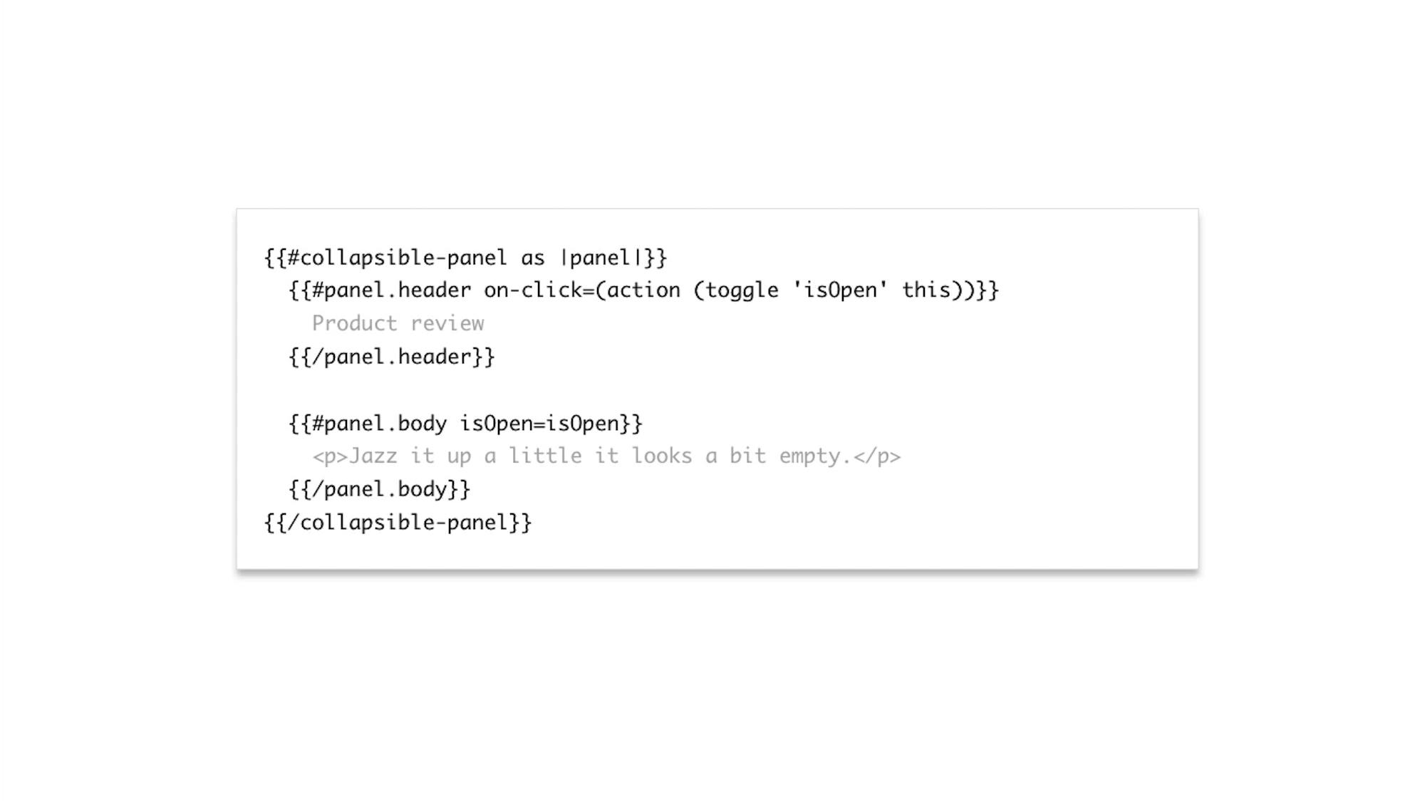 Flexible Interfaces Contextual Components Embermap 