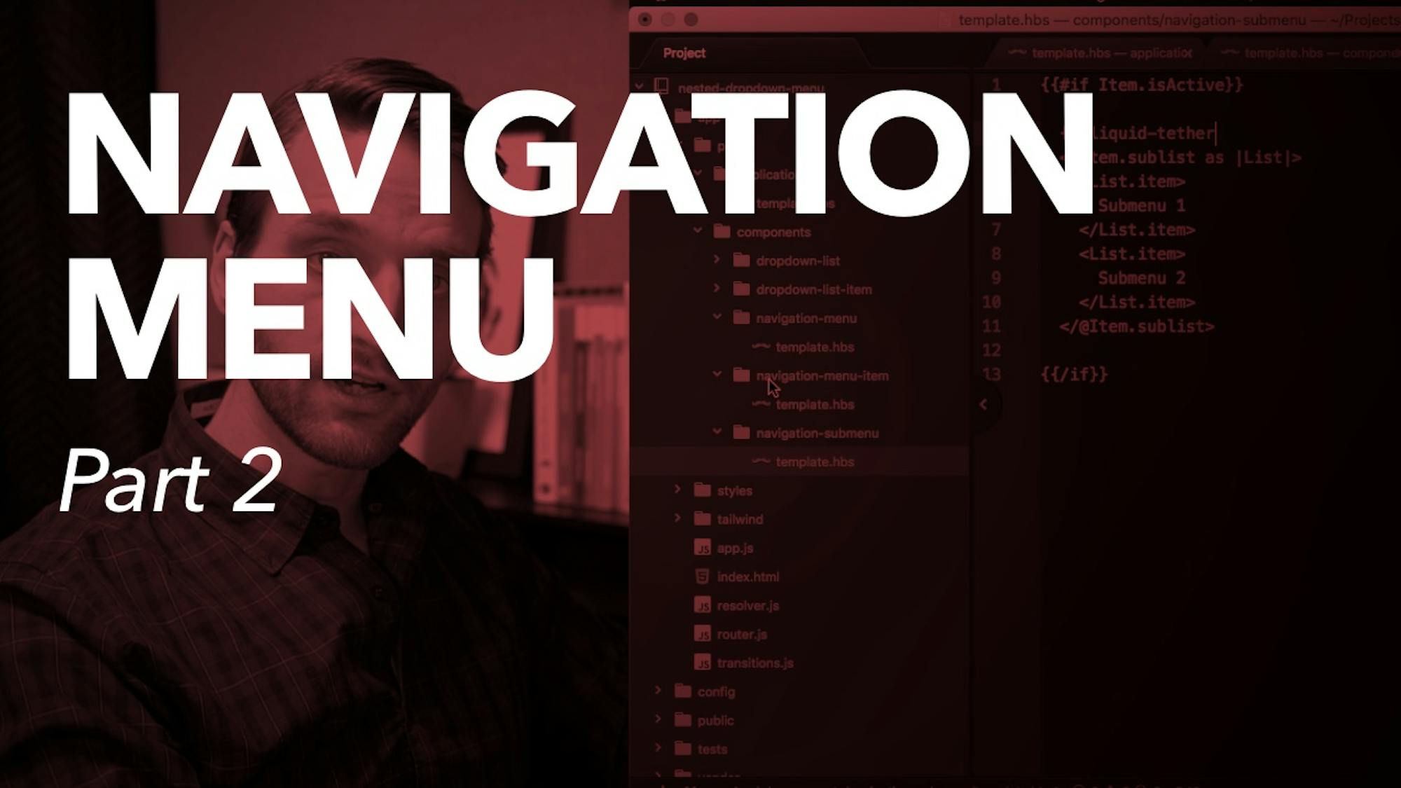 Implementing a NavigationMenu: Part 2 | Building a nested dropdown | EmberMap