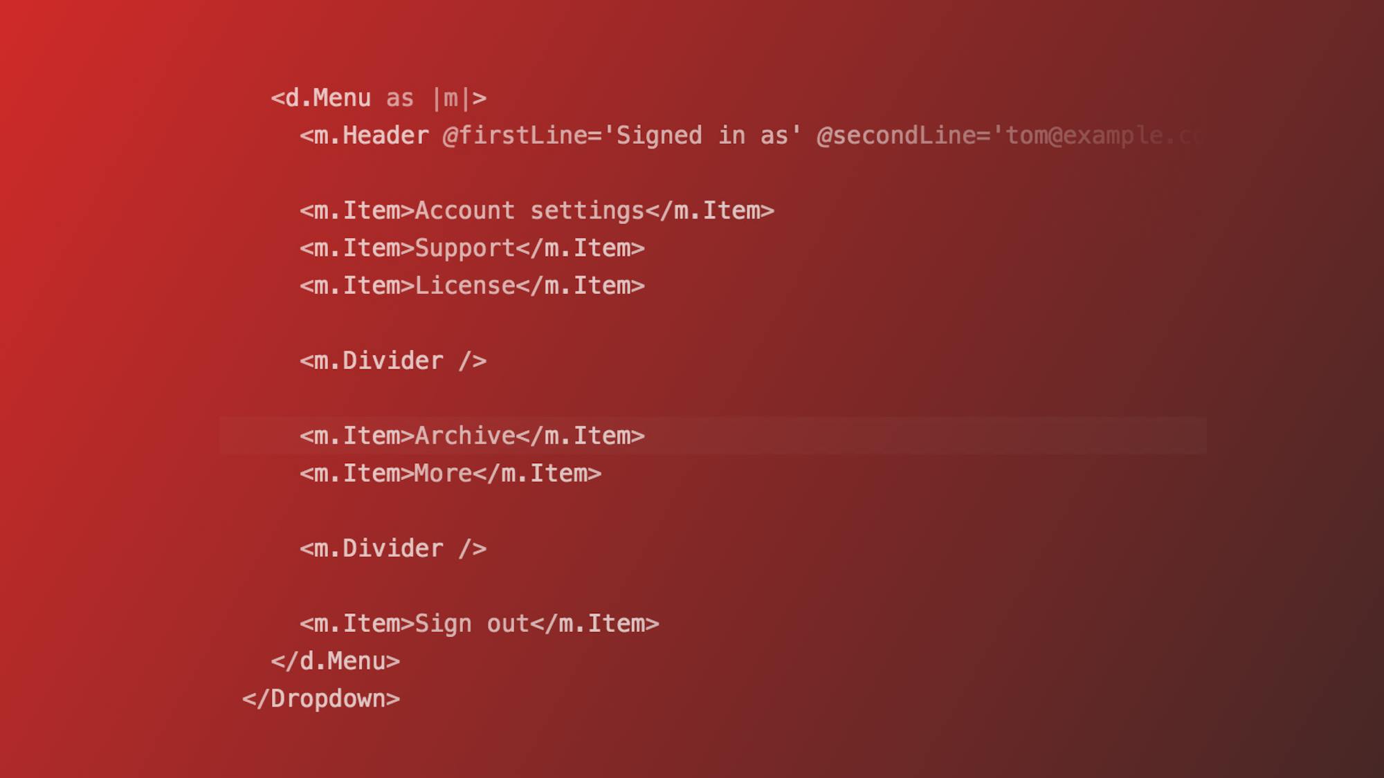Yielding a Divider | Contextual Components in Octane | EmberMap