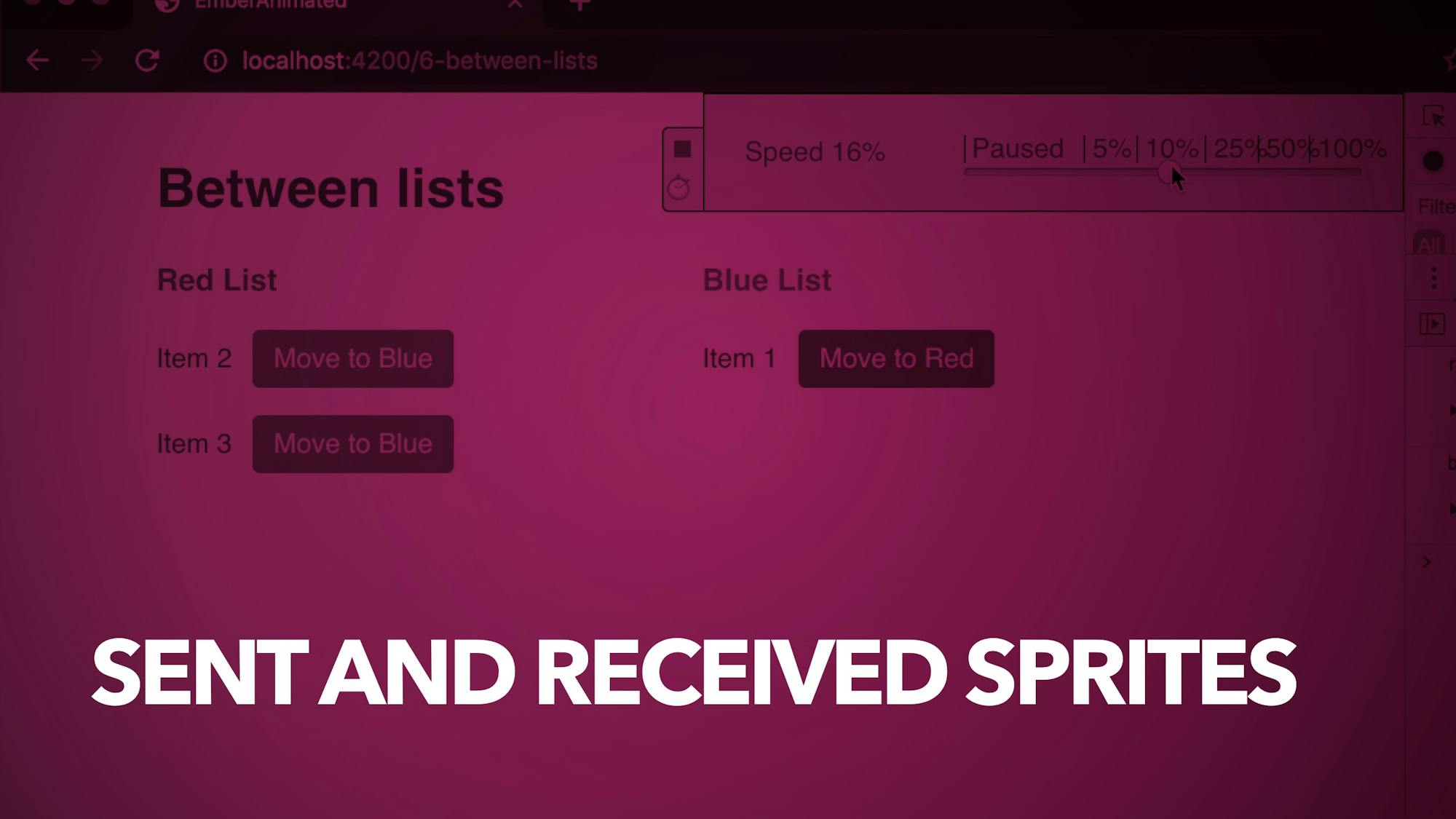 Understanding sent and received sprites | Ember Animated | EmberMap