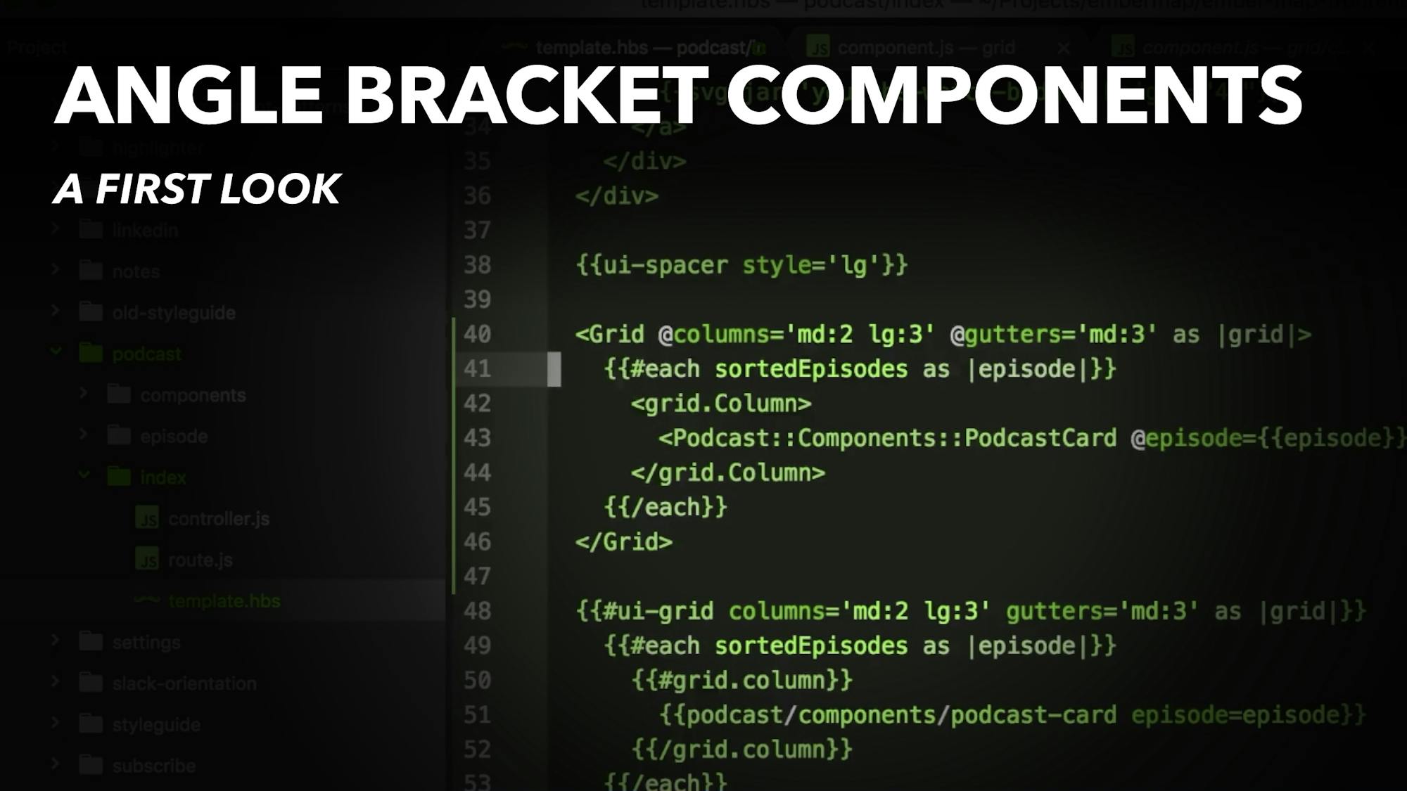 Angle Bracket Components: A first look | EmberMap