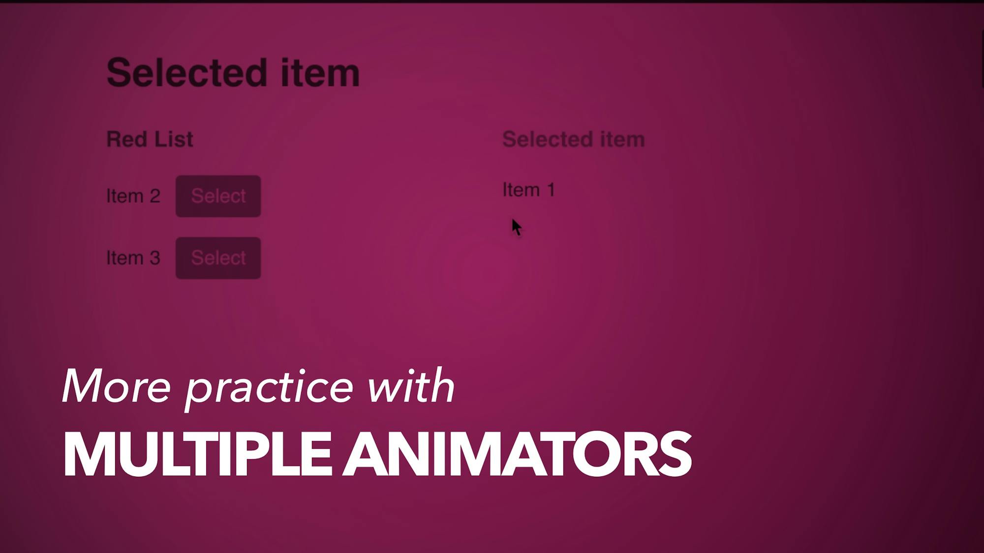 More practice with multiple animators | Ember Animated | EmberMap