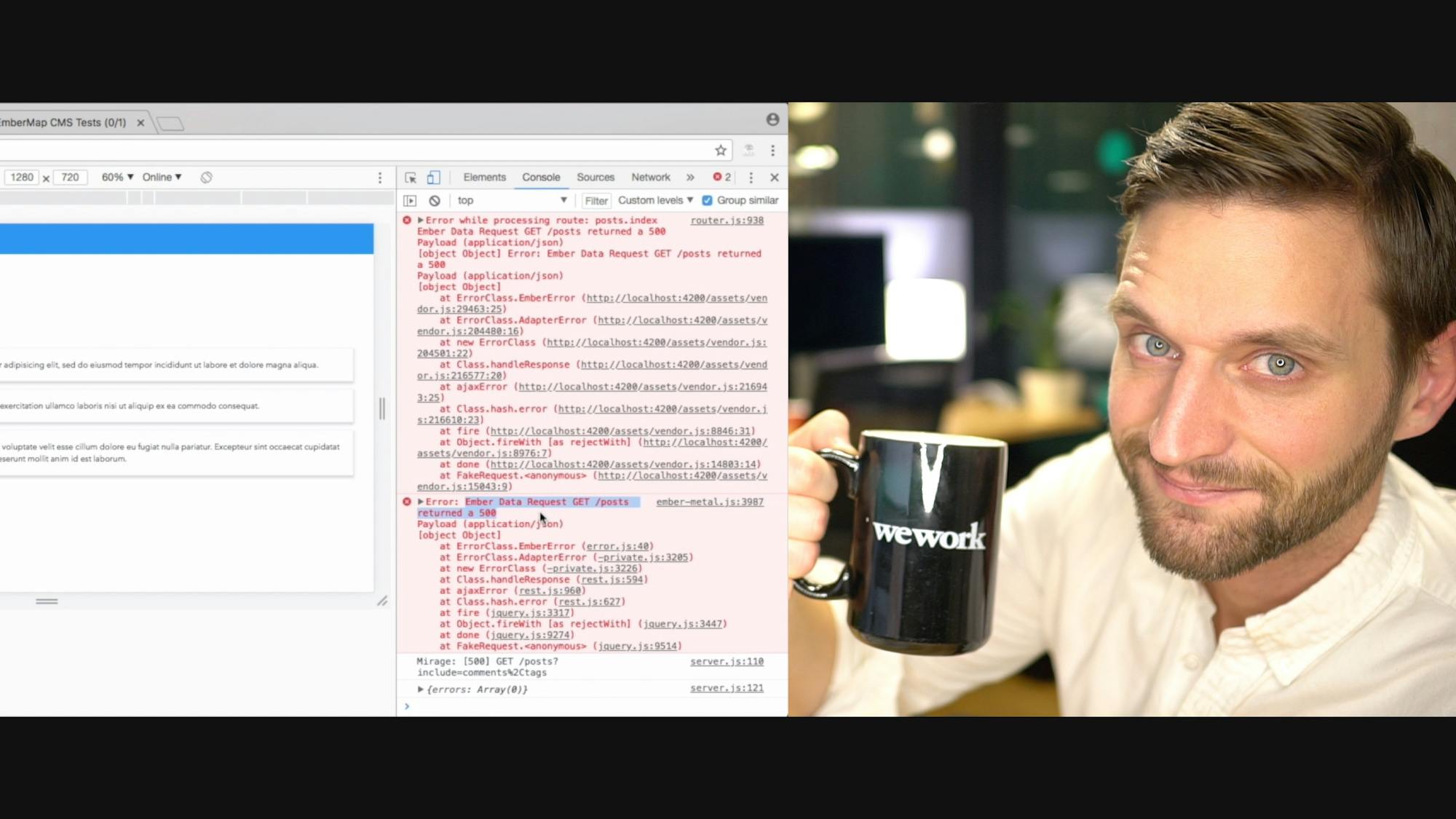 Making error states easy to test | Mirage tips and tricks | EmberMap