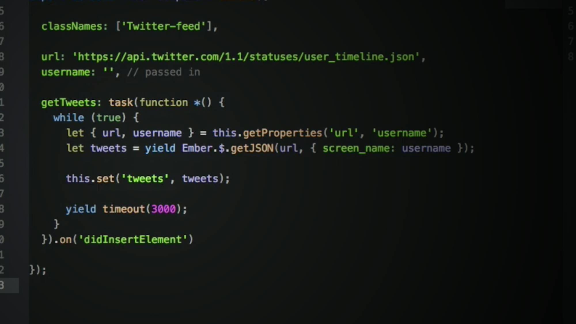 Server polling | Ember Concurrency | EmberMap