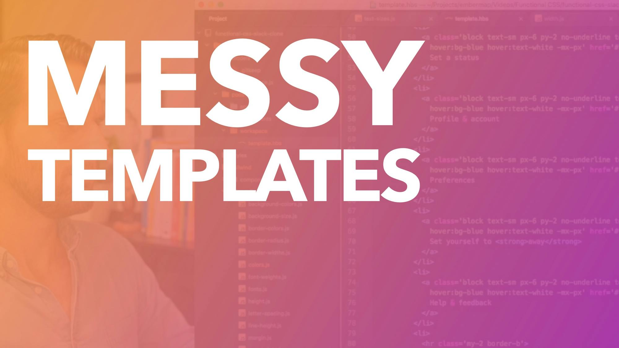 Messy Templates Using Functional Css With Ember Embermap 6895